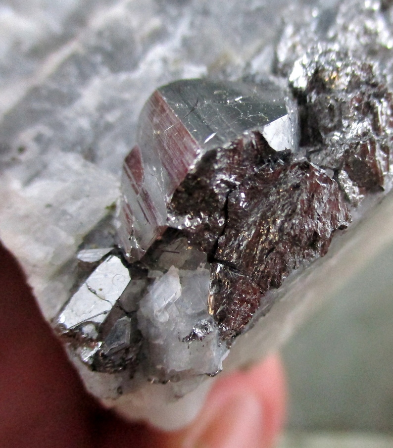Carrolite Mineral Specimen: Katanga Congo, Calcite Matrix - Etsy UK
