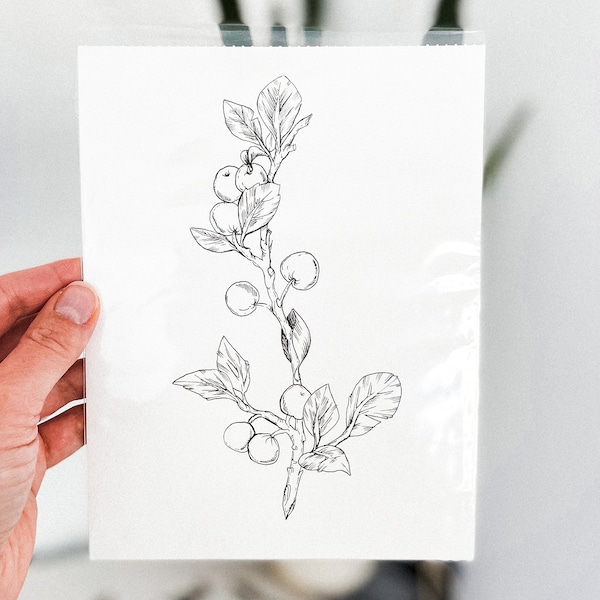 Botanical Ink - Etsy