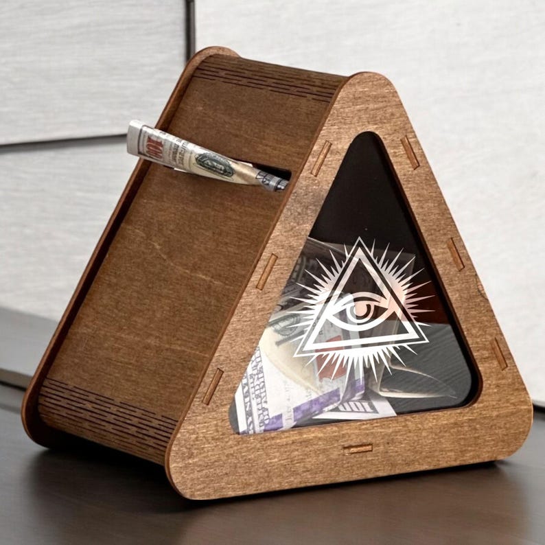 Restaurant Tip Box, Personalized Wooden Tipping Box, Custom Money Box ...