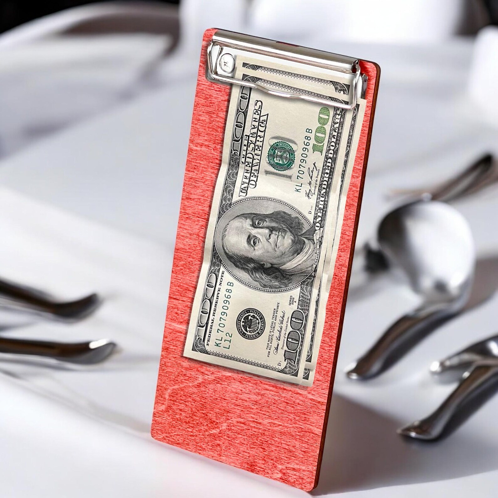 Wooden Check Presenter, Check Presenter, Check Holder, Bill Holder ...