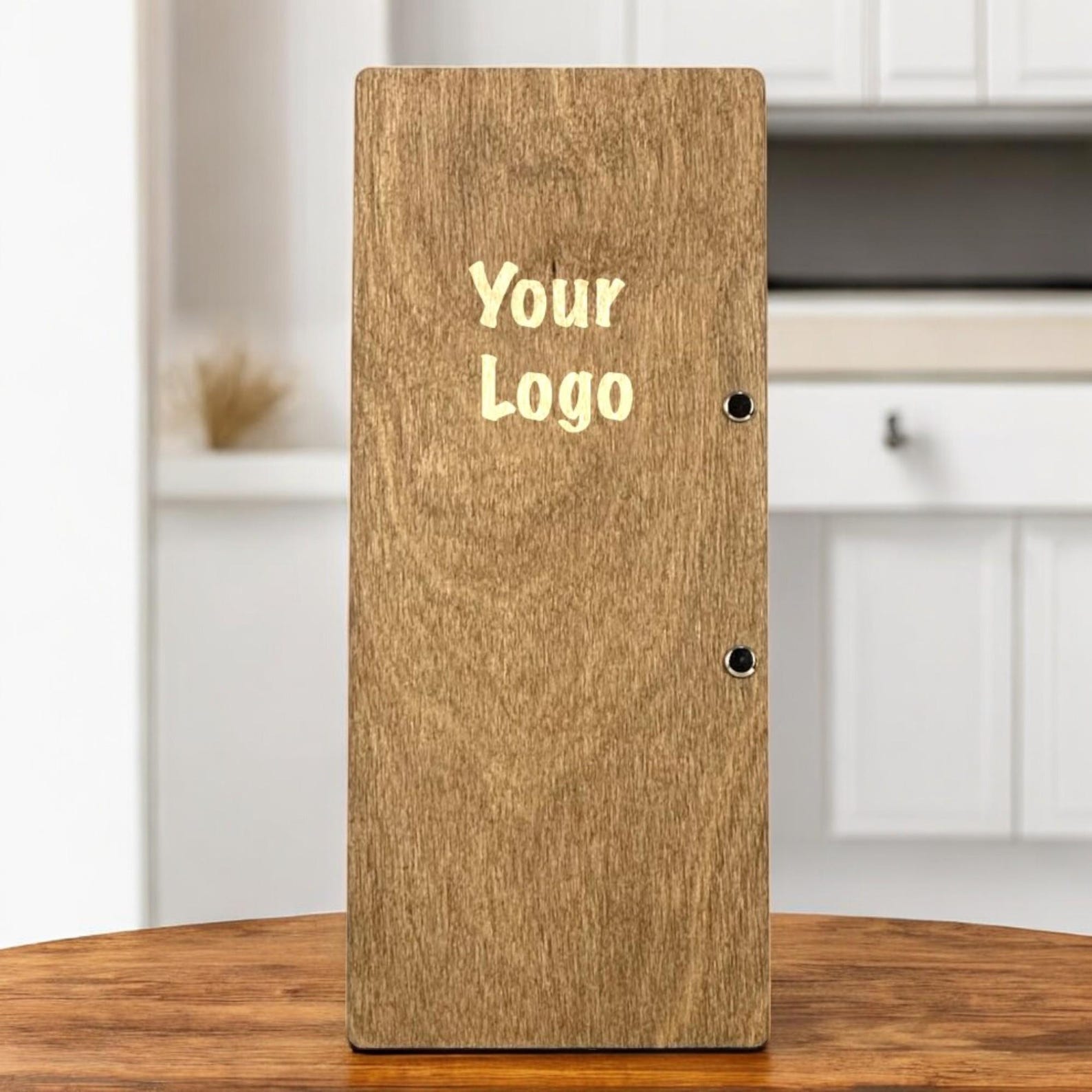 Restaurant Menu Cover, Wood Menu Holder, Custom Wooden Menu Board, Cafe ...