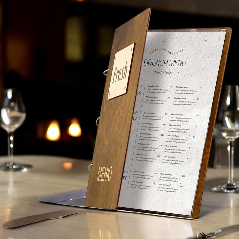 Menu Holder - Etsy UK