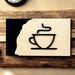 Modern Wooden and Acrylic Sign for Coffee Zones - Etsy
