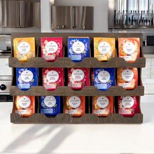 Tea Box, Tea Drawer Holder, Tea Bag Storage Box, Wooden Tea Bag Box ...