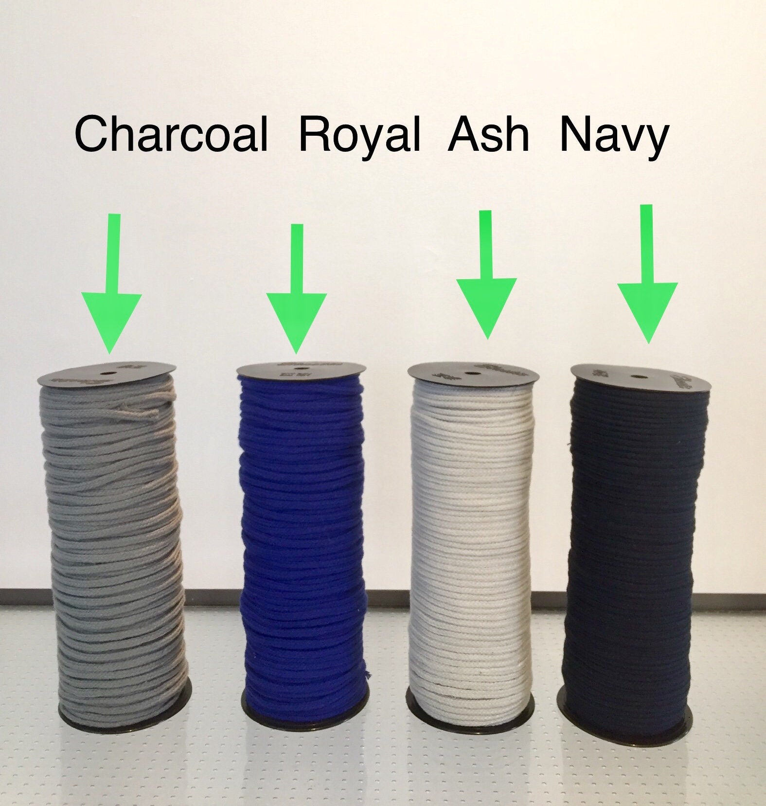 5 Reels of 5mm Macrame Cord, Braided Cotton, Spun Craft Rope - Etsy ...