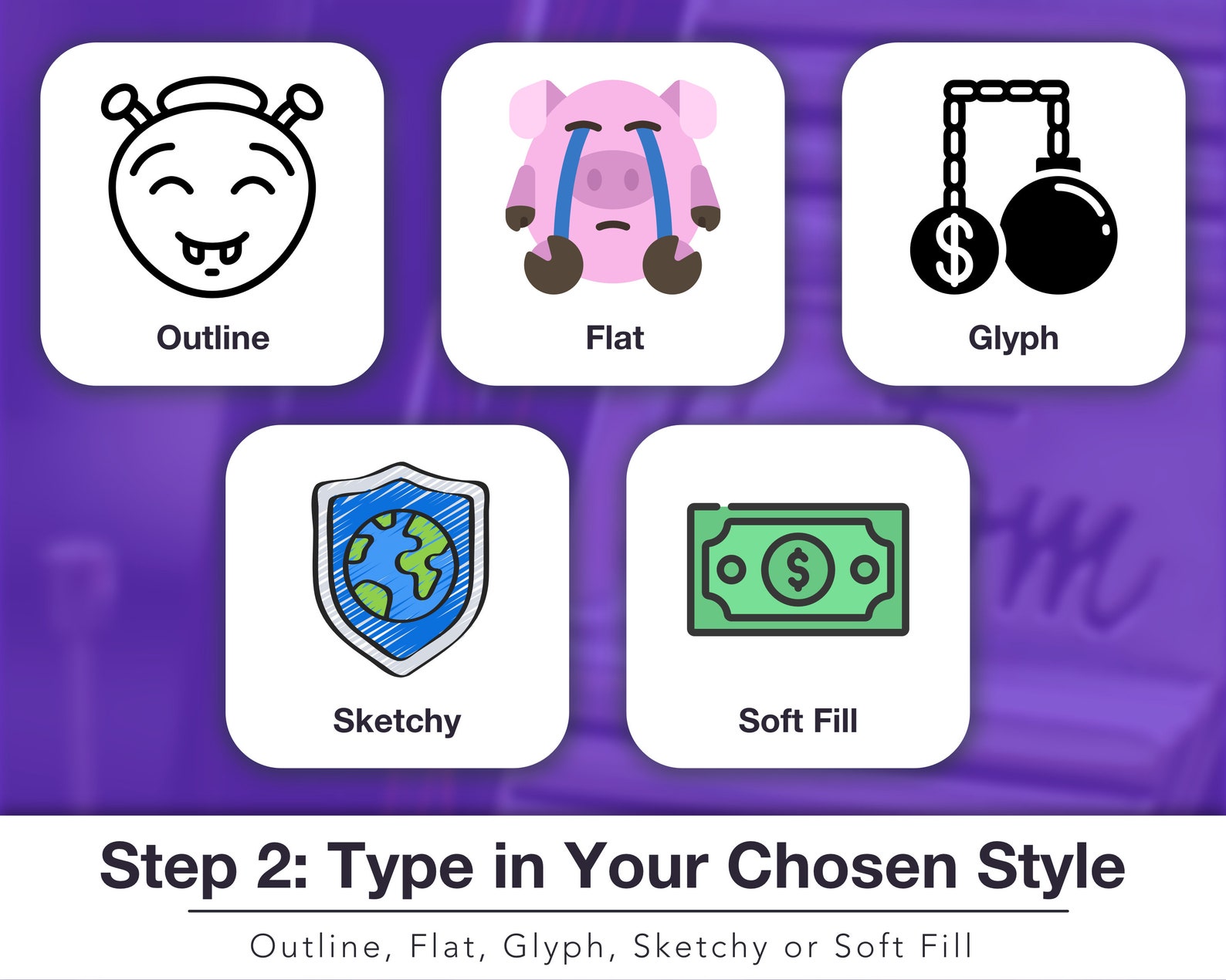 Custom Icons // Bespoke Vector Icons // Customise // Digital Download ...