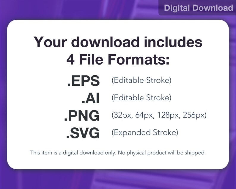 Custom Icons // Bespoke Vector Icons // Customise // Digital Download ...
