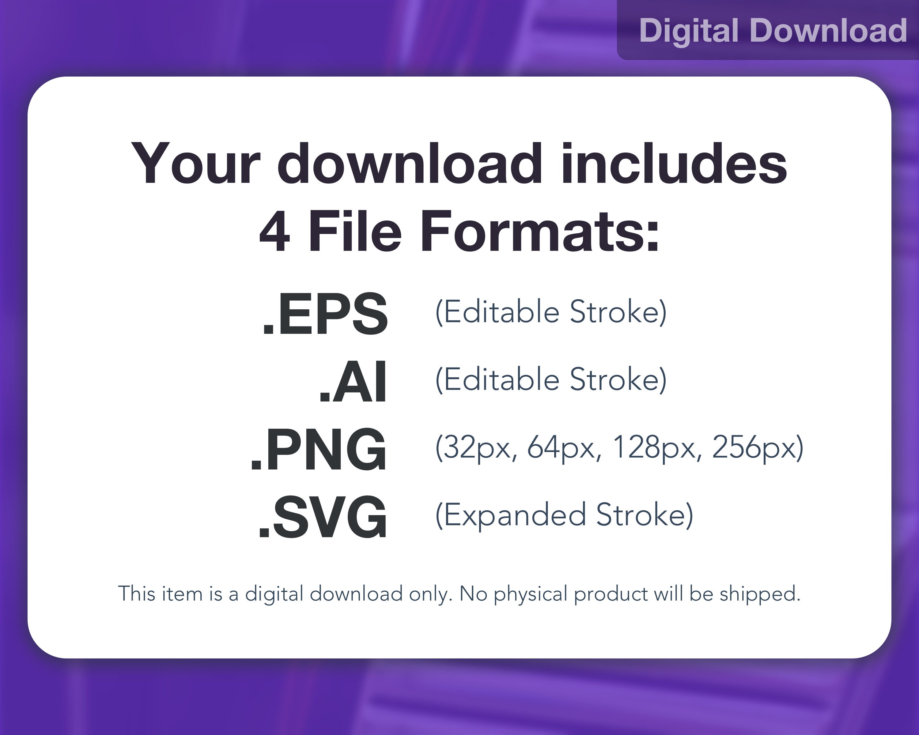 Custom Icons // Bespoke Vector Icons // Customise // Digital Download ...