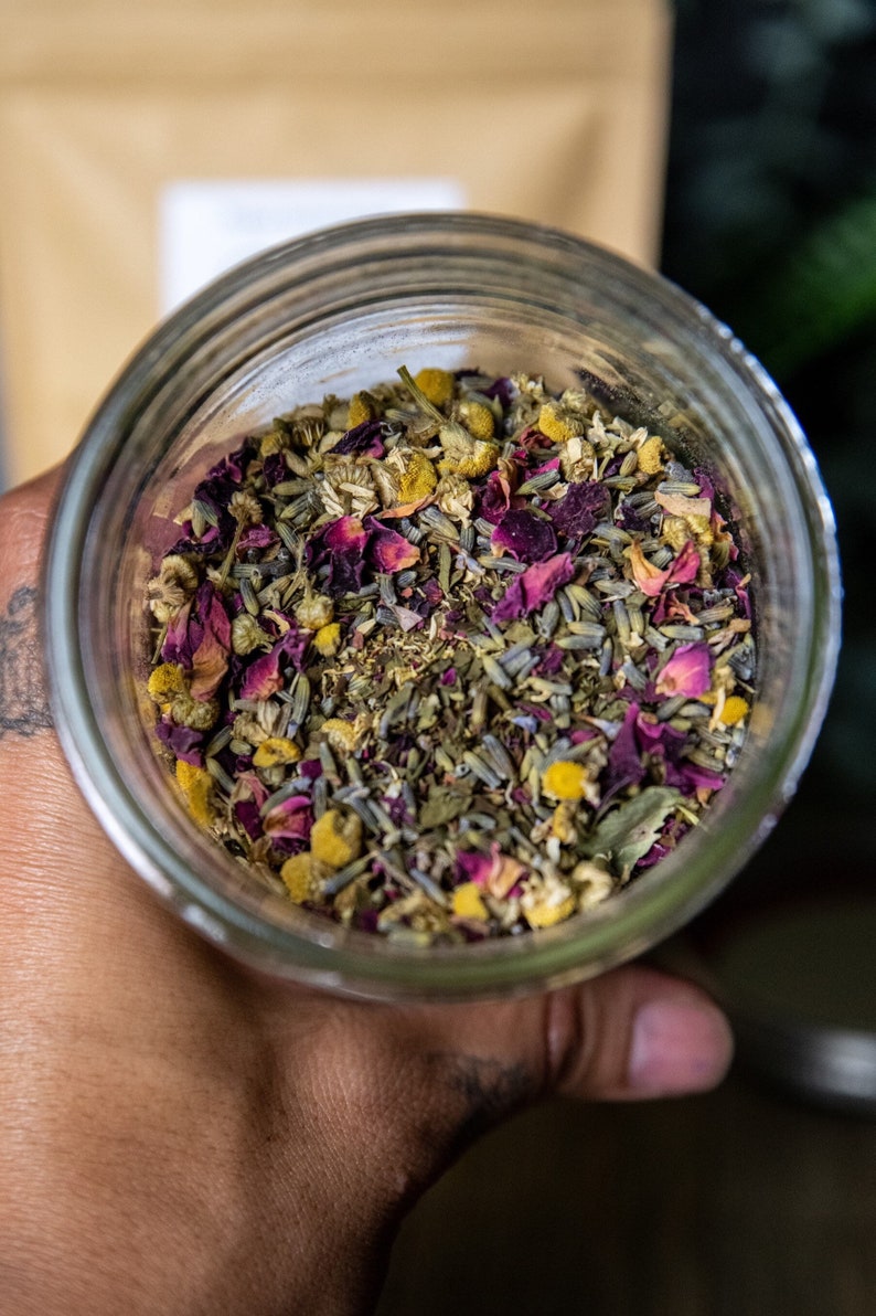 Relax Herbal Tea Blend – Lavender, Chamomile, Rose, Peppermint - Tea ...