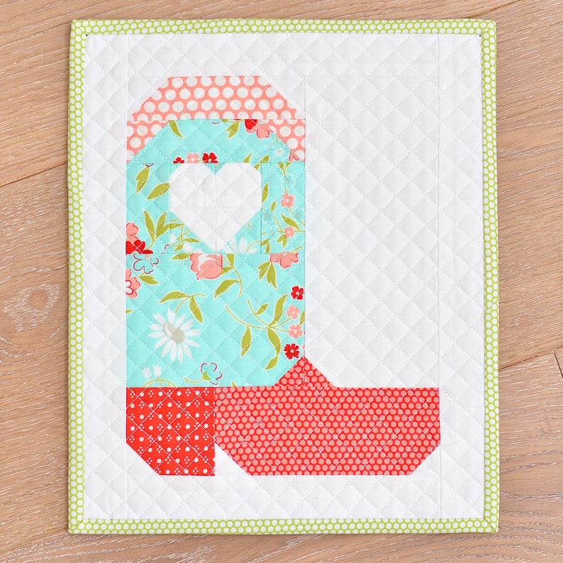 PDF Boot Quilt Pattern - Cute to Boot Quilt - Etsy