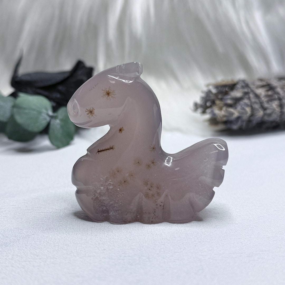 Agate Loch Ness Monster, Agate Crystal Carving, Loch Ness Monster ...