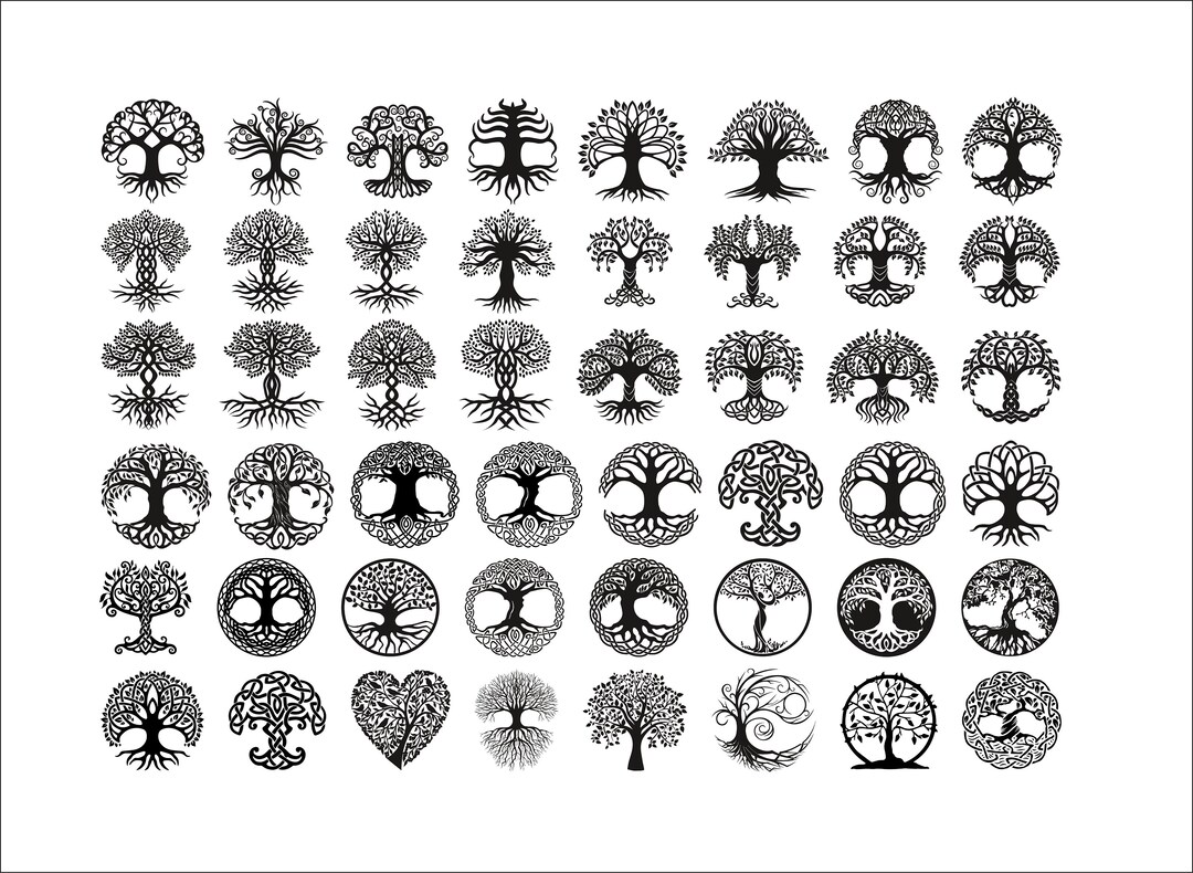 Celtic Tree SVG BUNDLE 2023 Edition, Tree of Life, Celtic Symbol Bundle ...