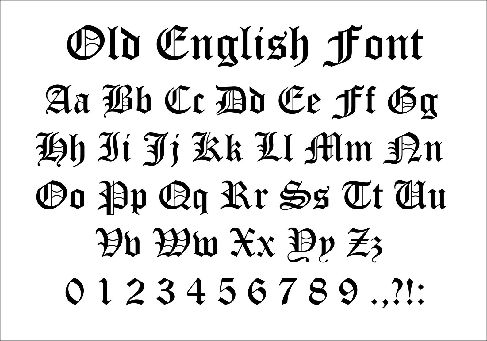 MEDIEVAL ALPHABET, Medieval Font Clipart Svg/png/ai/dxf/ttf Format - Etsy