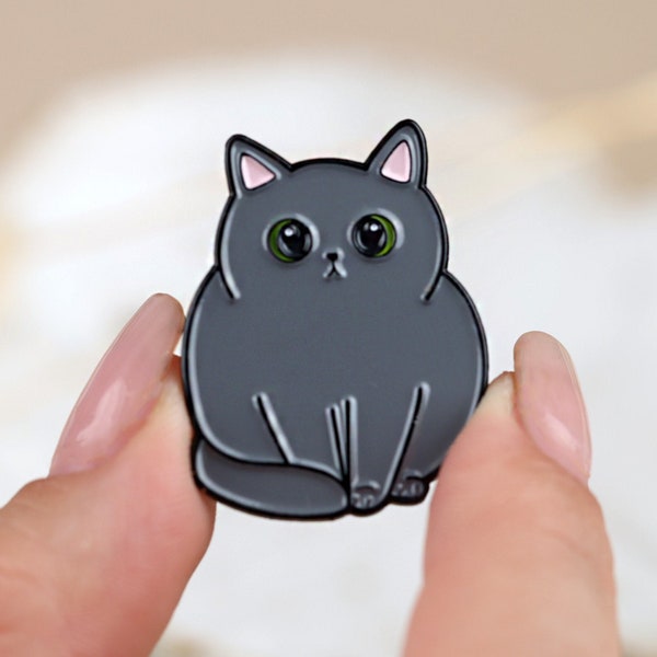 Cat Pin - Etsy