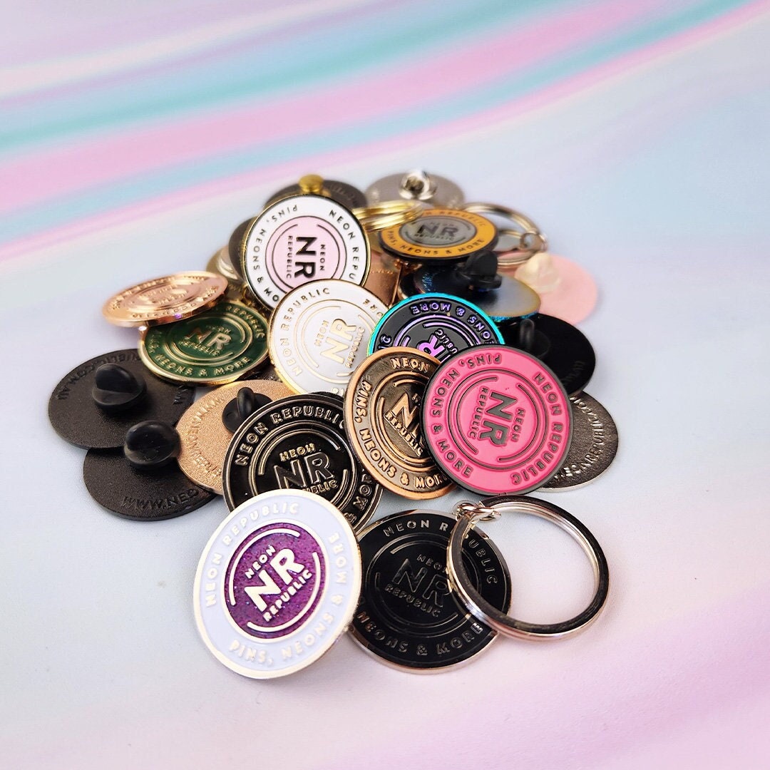 Custom Pin Sample Pack | Enamel Pin Pack | Soft Enamel | Hard Enamel ...