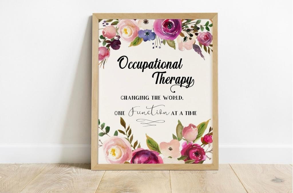 Occupational Therapy Office Decor, Occupational Therapy Wall Art ...