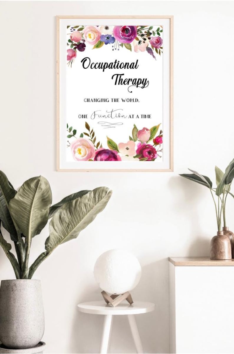 Occupational Therapy Office Decor, Occupational Therapy Wall Art ...