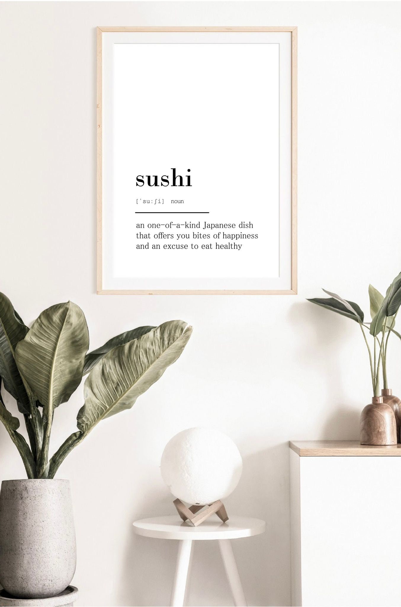 Sushi Definition, Sushi Printable, Dictionary Print, Sushi Wall Art ...