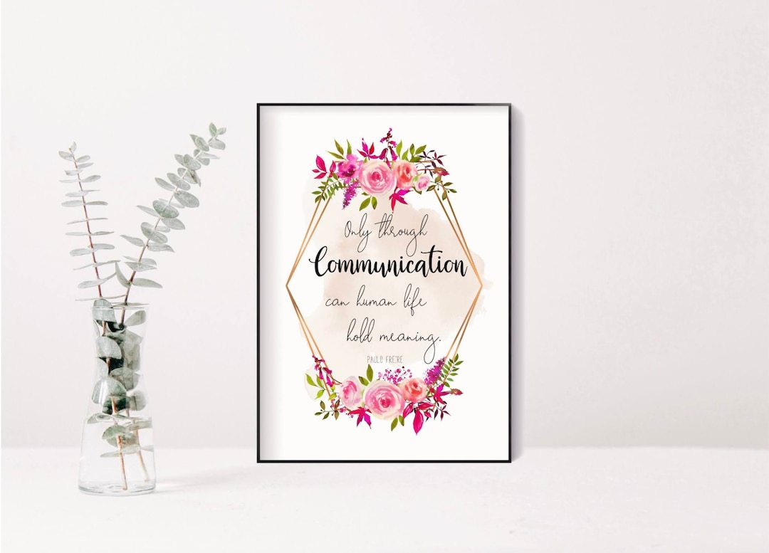 Speech Language Pathologist Print, SLP Quote Wall Art Printable, Speech ...