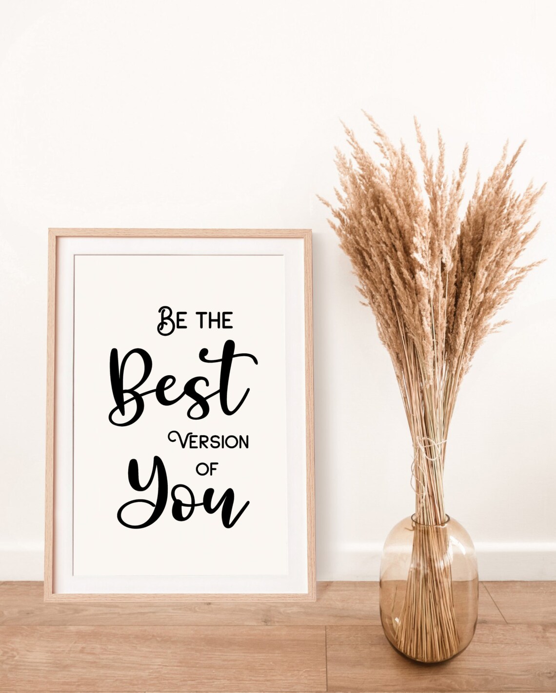 Be the Best Version of You Printable, Motivational Quote Wall Art ...
