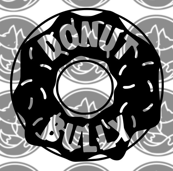 Donut Bully - Digital File (SVG) - Etsy Australia