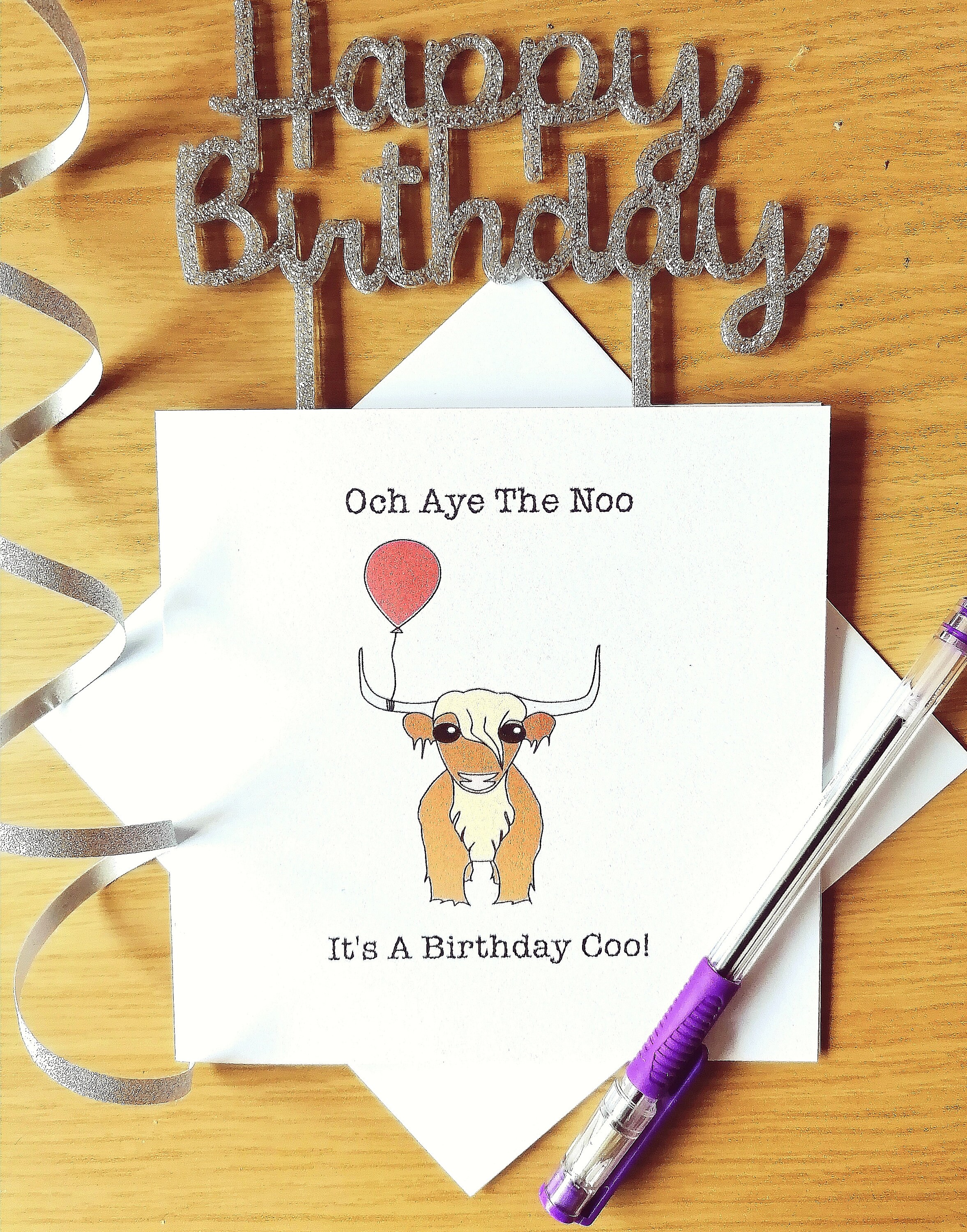 A Birthday Coo Birthday Card - Etsy