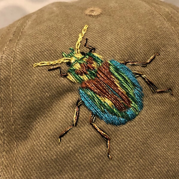 Embroidered Insect - Etsy