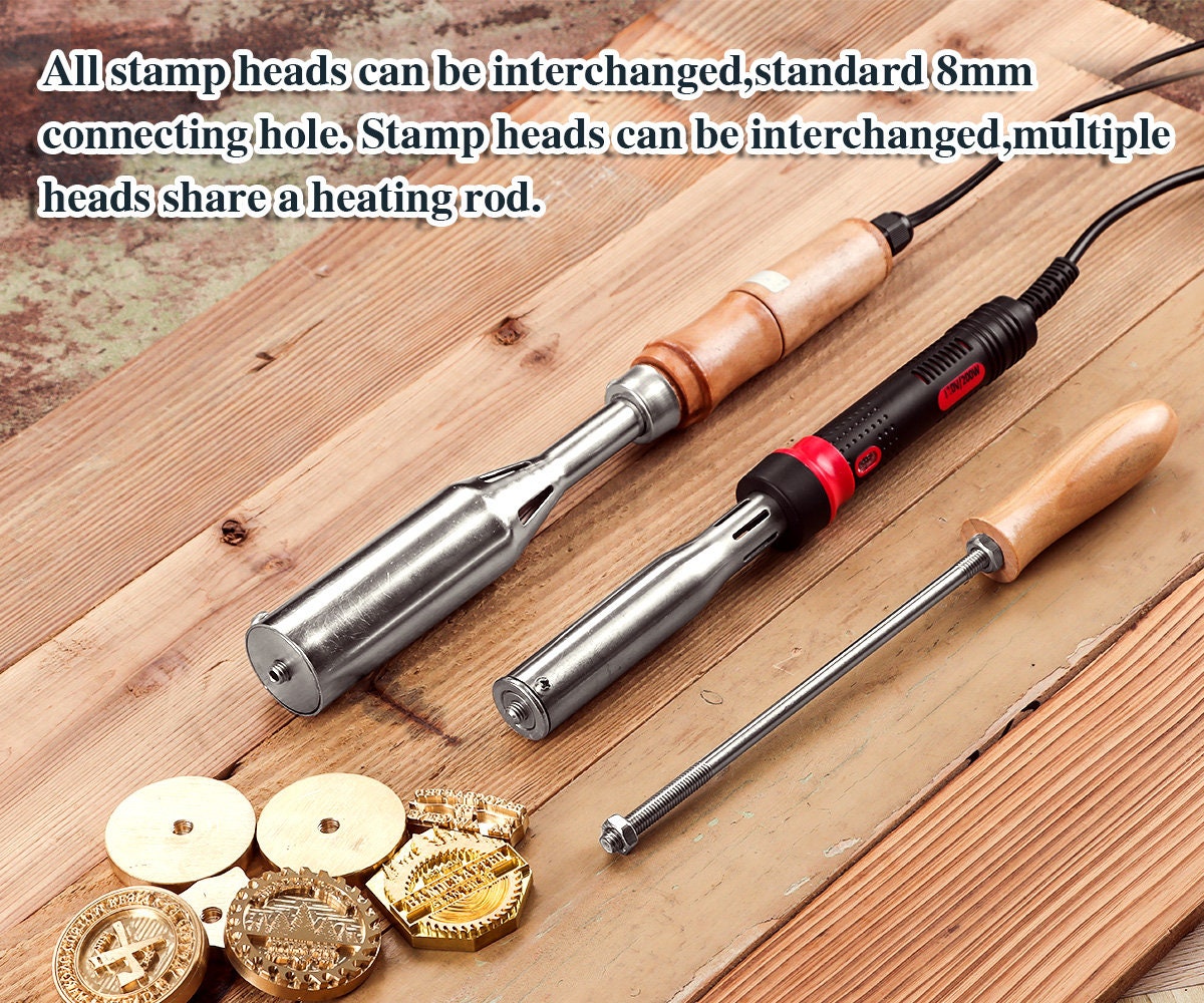 Custom Electric Branding Iron Stamps / Forest Icon / Gift for - Etsy