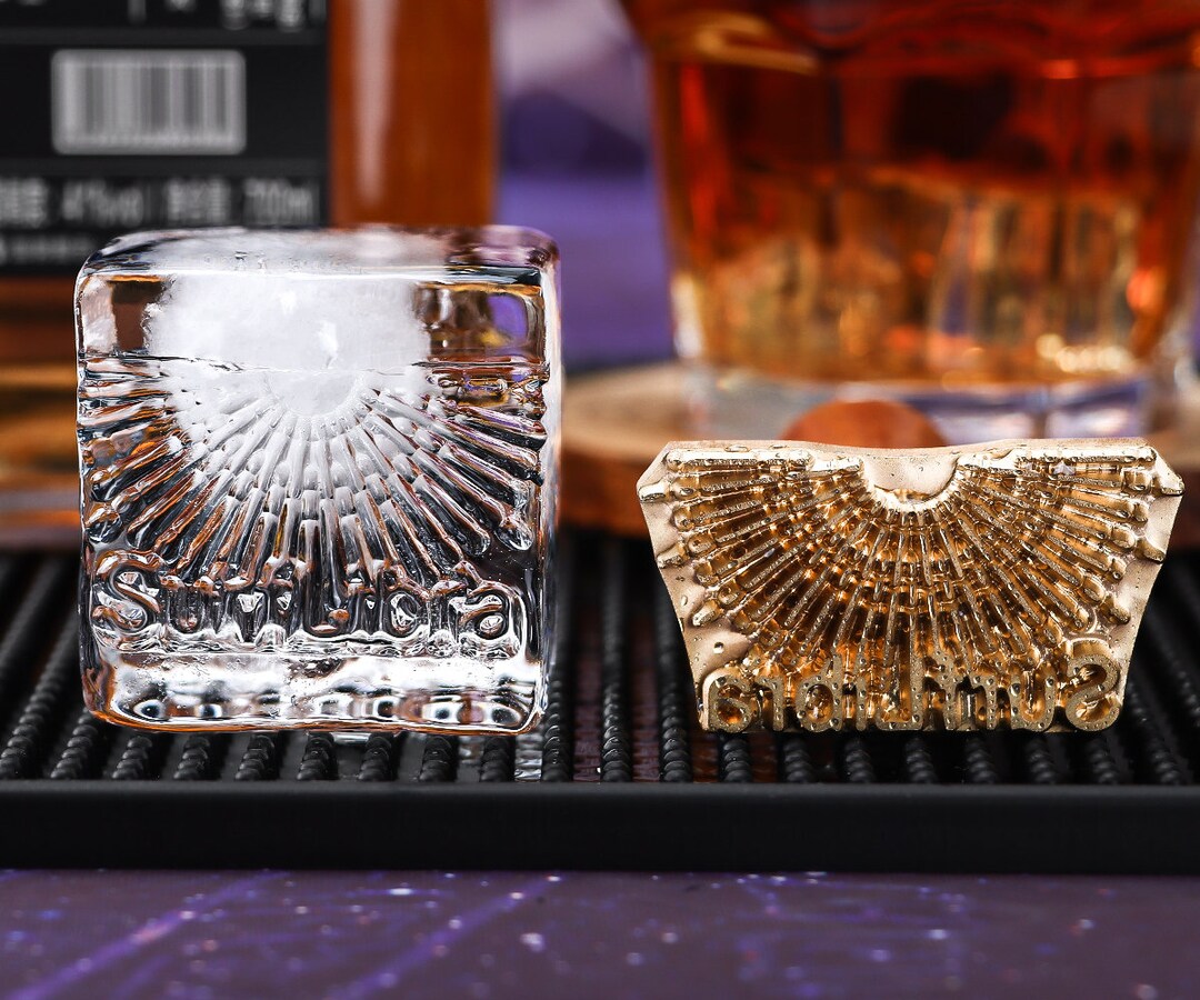 Brass Stamp Ice , Make Your Ice Cubes Special,custom Bar Stamp ...