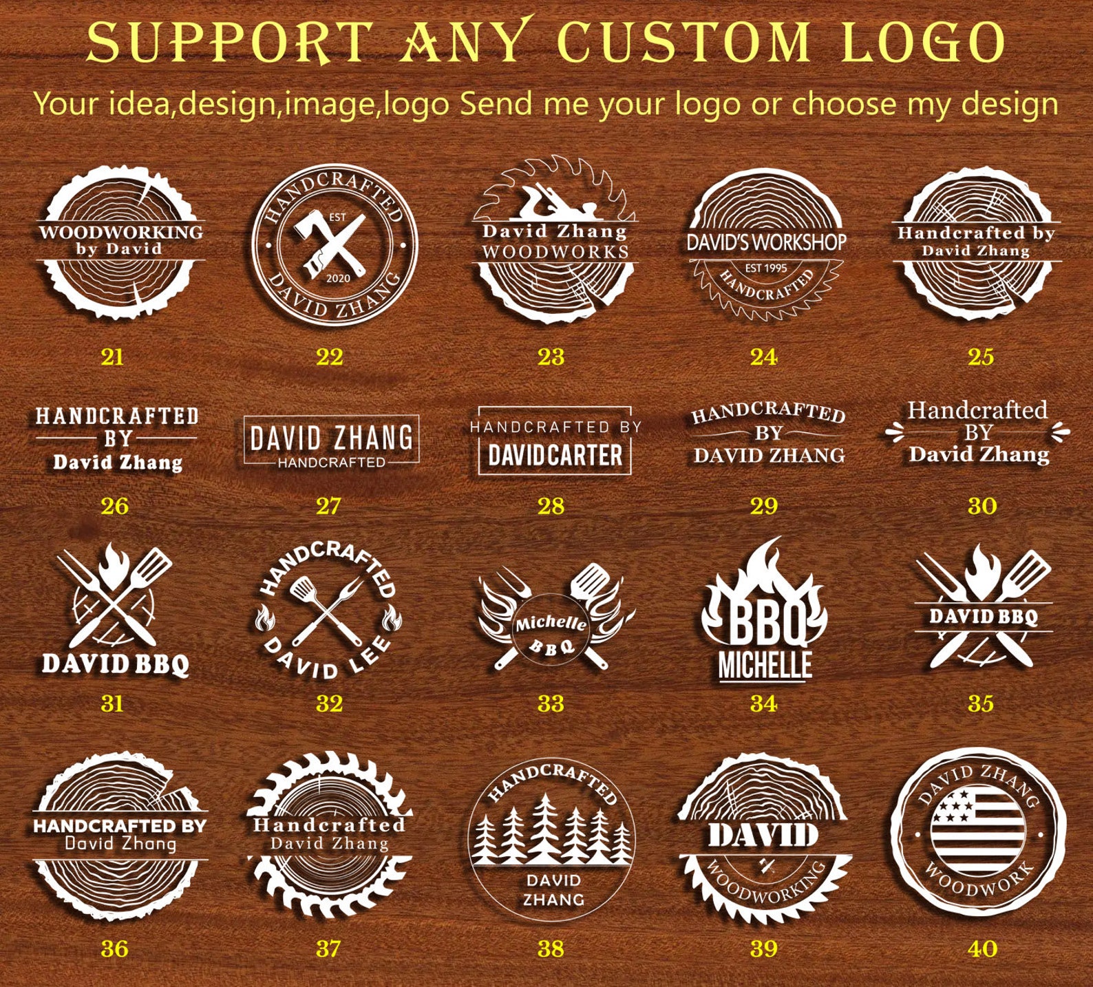 Custom Electric Branding Iron Stamps / Forest Icon / Gift for ...