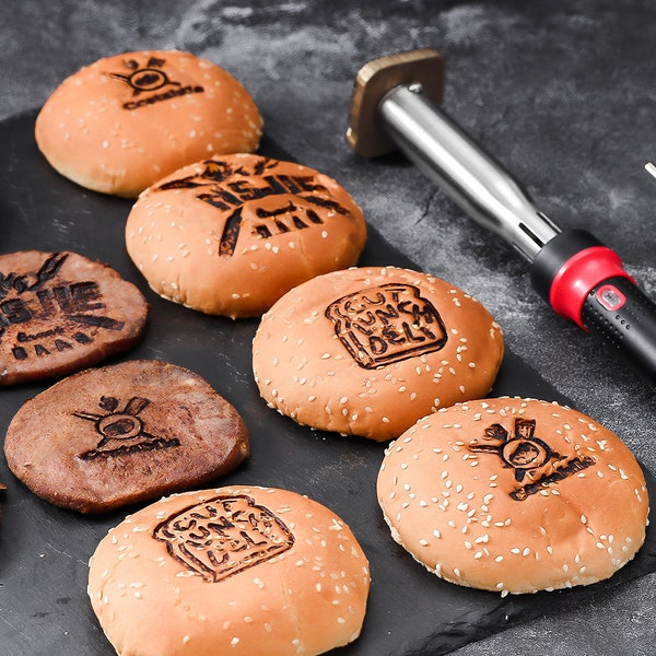 Burger Stamp - Etsy