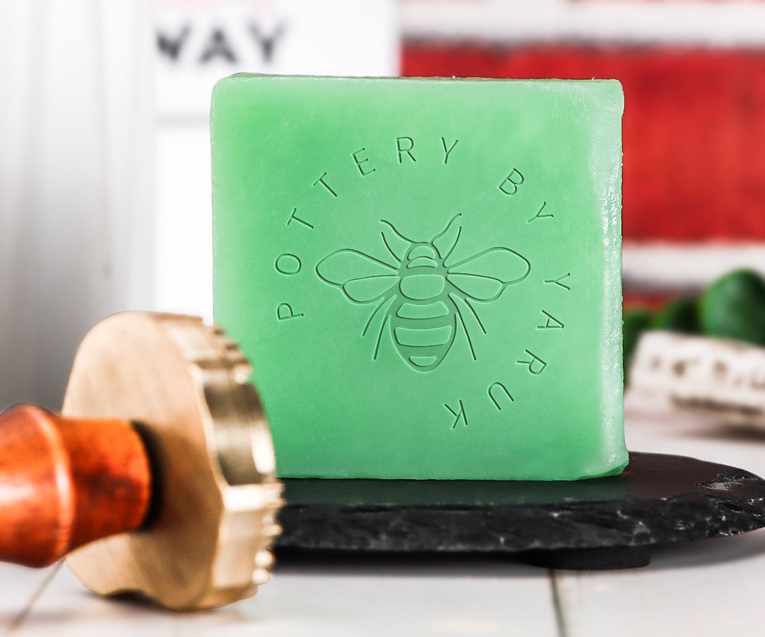 Emboss Stamp for Soap, Clay Tool, Custom Ceramic Brass Stamp, 73 ...