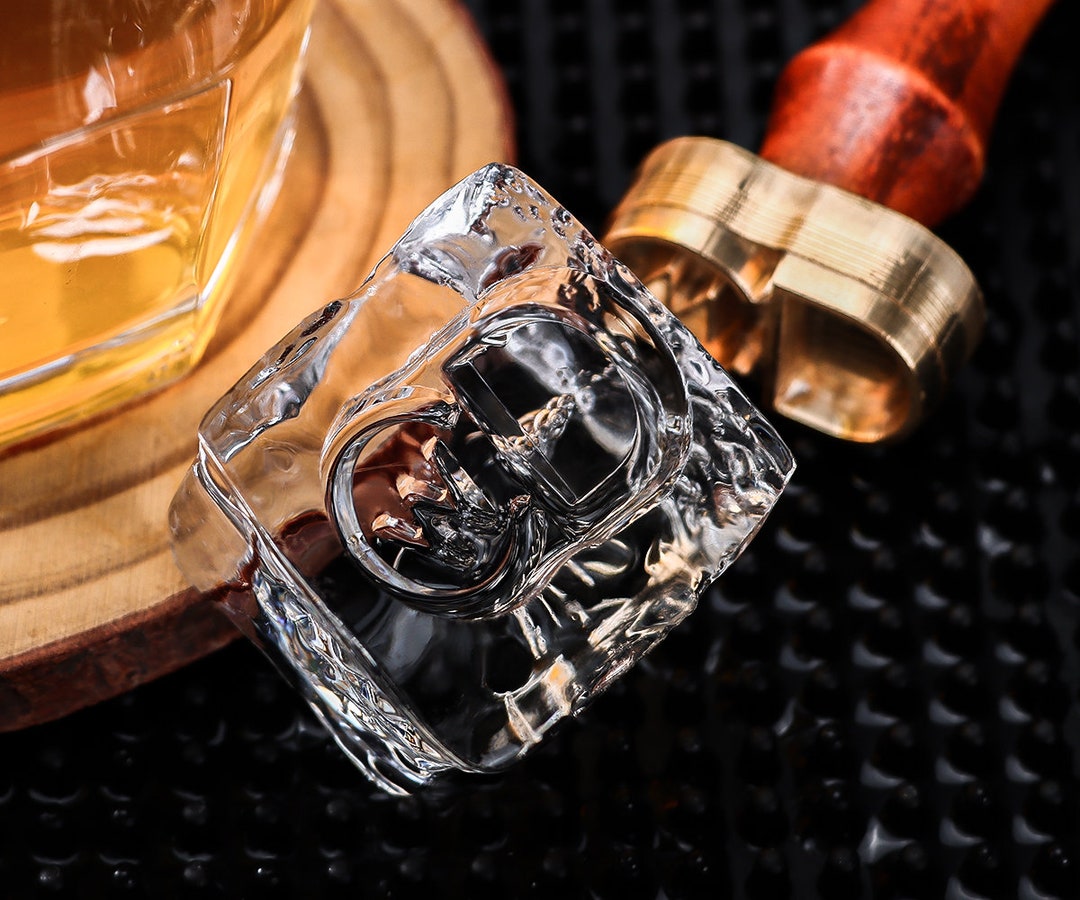 Custom Ice Stamp for Bar, Brass Stamp Ice, Cocktail Ice Stamps, Gift ...