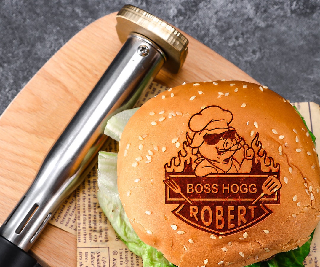 Branding Iron for Burgers Personalized Stamp for Ice Cubes Custom Steak ...