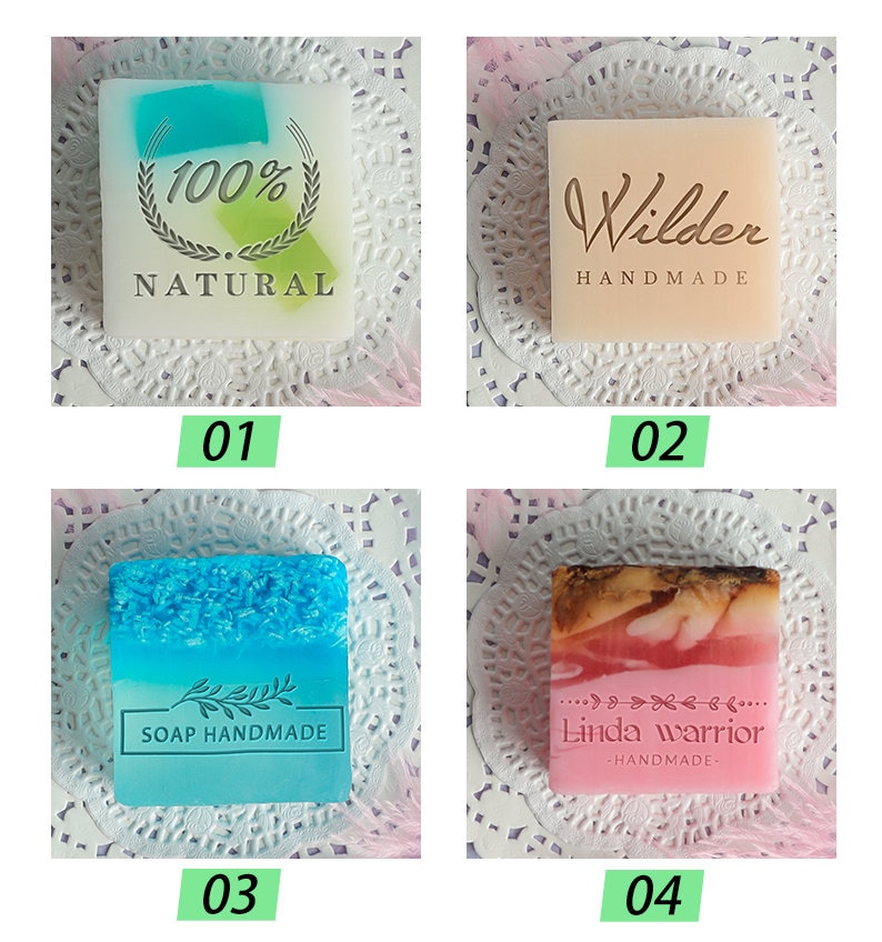 Custom Soap Stamp , Custom Acrylic Handmade Mold Stamp ,personalized ...