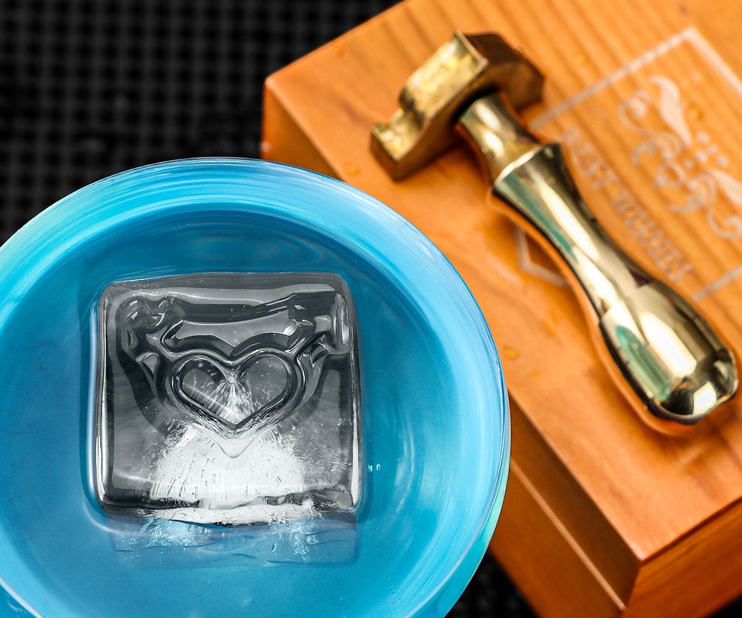Put Your Business Logo on Ice Cube, Branding Stamp for Bar Custom Ice ...