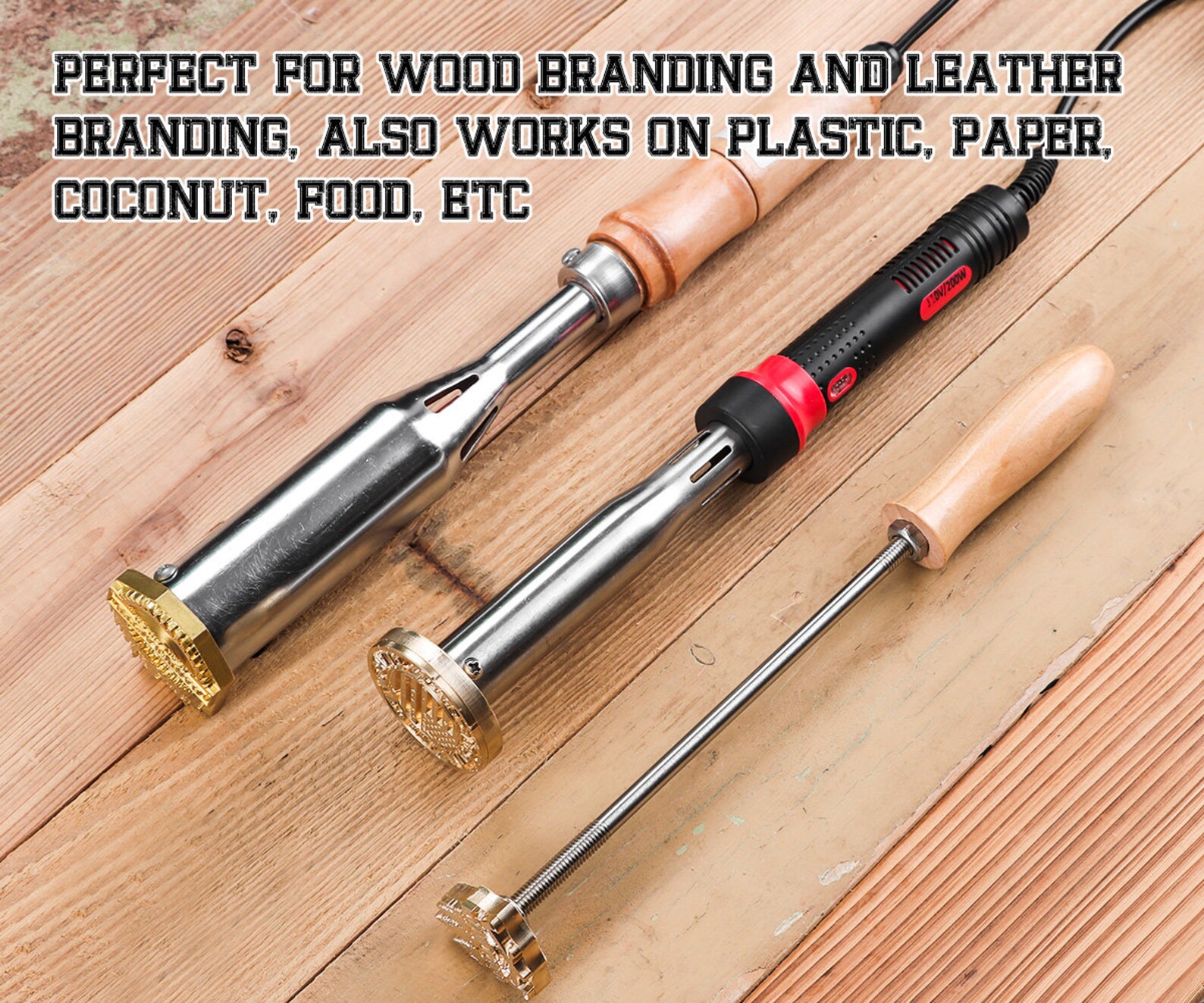 Custom Electric Branding Iron Stamps / Forest Icon / Gift for ...