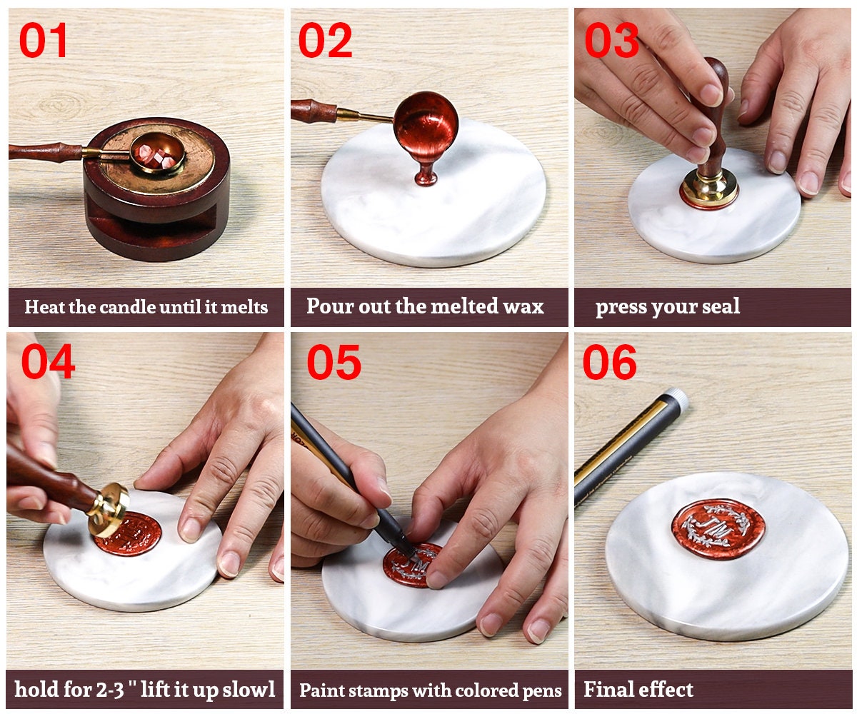 Wax Seal Stamp Personalized Wax Seal Stamp Custom Wax Seal - Etsy