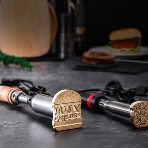 Burger Brand Iron Custom, Branding Iron for Burger, Electric Iron for ...