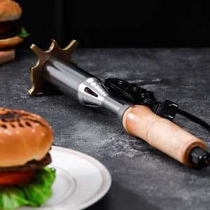 Burger Brand Iron Custom, Branding Iron for Burger, Electric Iron for ...