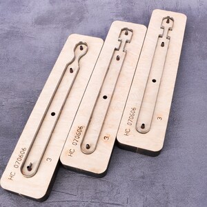 Leather Cutting Dies, 3 Styles Keyfob Custom Leather Cutting Die Cut ...