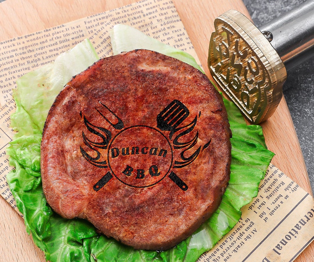 Stamps for Hamburger, Custom Branding Iron for Burgers/steaks ...