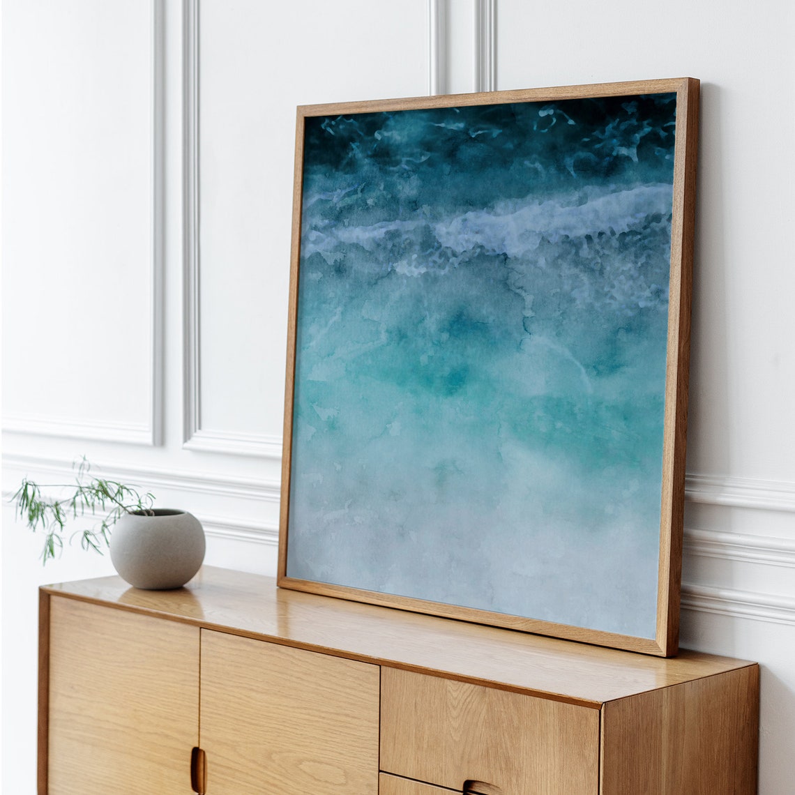 Digital Watercolor Ocean Printable Beach Digital Print - Etsy