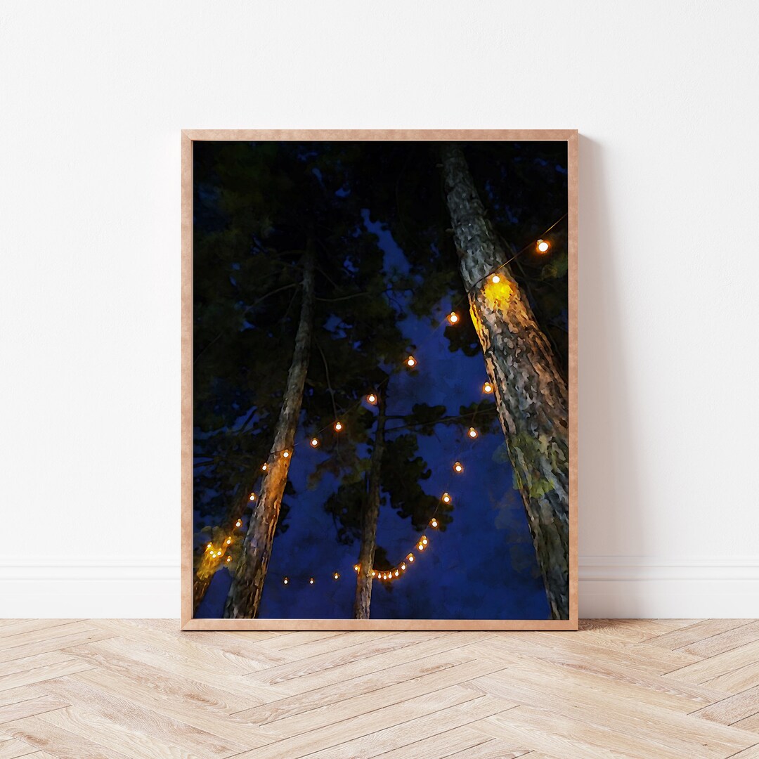 Digital Watercolor Forest Printable | Nature Digital Print, Forest ...