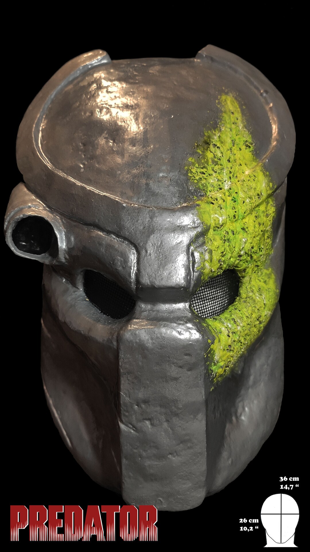 Predator Mask With Acid Burn From Xenomorph glowingpaint - Etsy