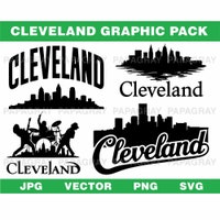 Cleveland Skyline - Etsy