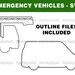 Emergency Vehicles SVG Pack 10 Designs Digital Download - Etsy
