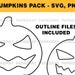 Halloween Pumpkin Pack 12 Designs Digital Download - Etsy