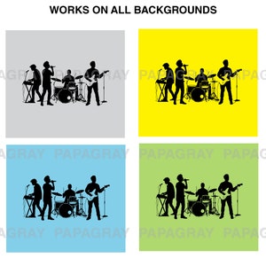 Band Silhouette SVG Graphic Bundle - 10 Designs | Digital Download ...