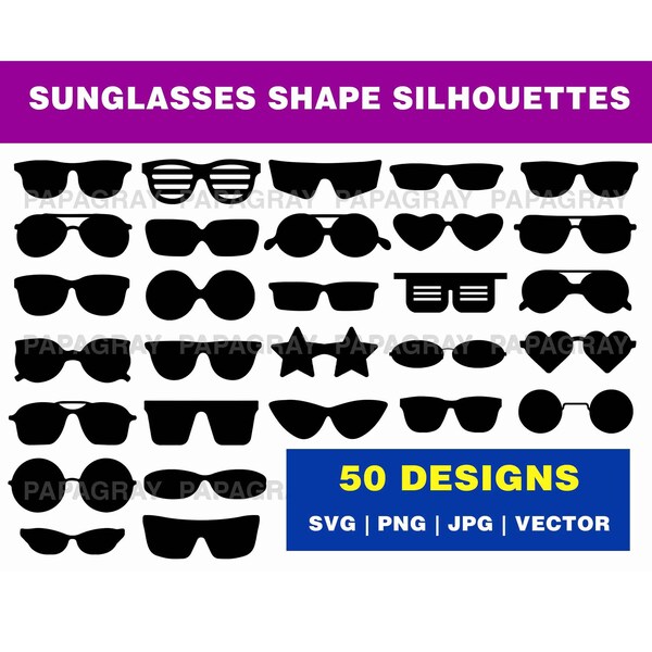 Sunglasses Svg - Etsy